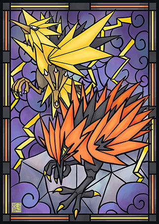 Stained Glass - Thunderbirds – illoustrations
